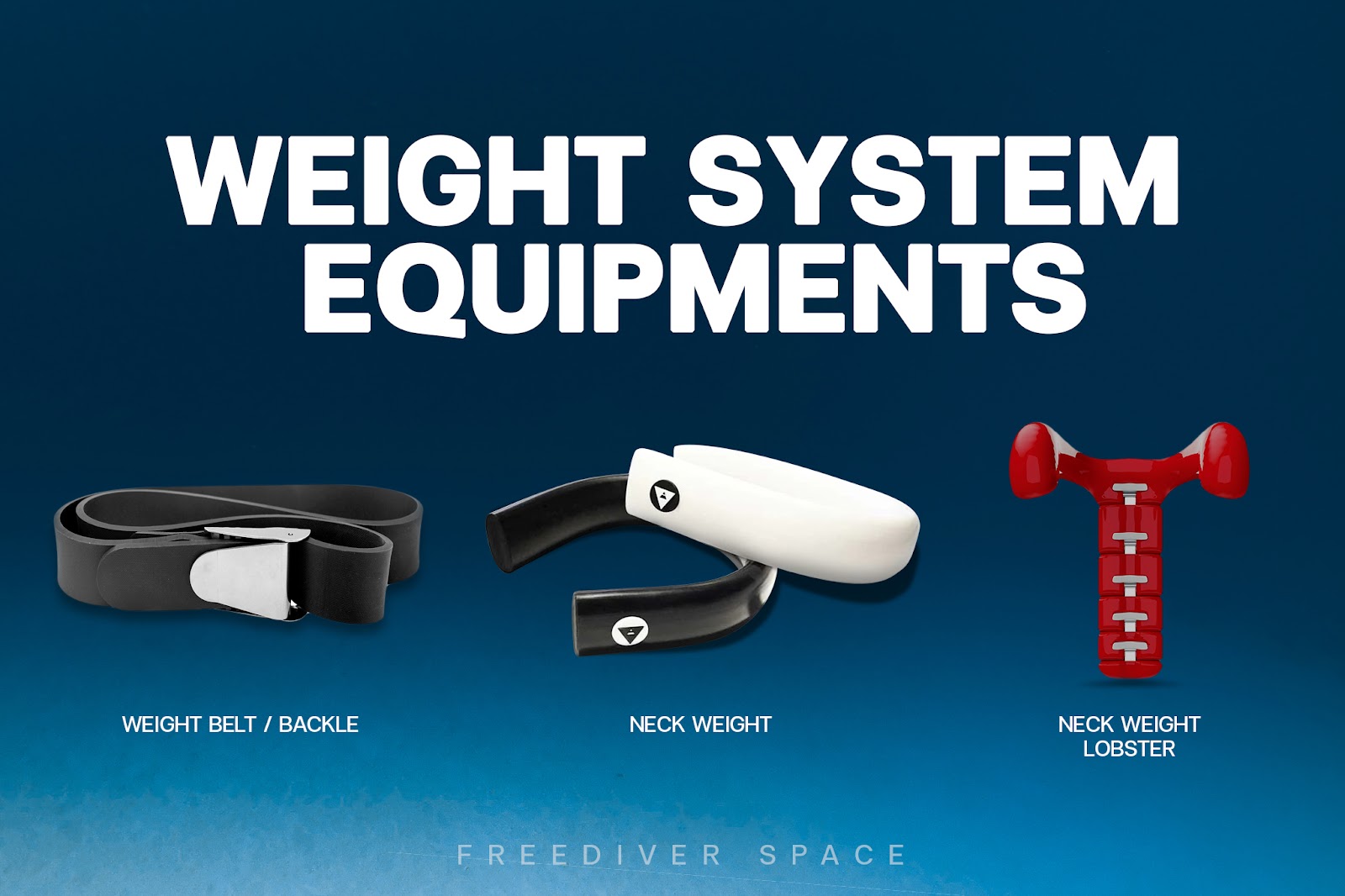 ระบบน้ำหนักเพื่อการดำฟรีไดฟ์ (Weight System for Freediving) | DIVESHOP ...